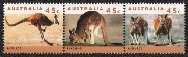 3Pcs/Set New Australia Post Stamp 1994 Kangaroo and Koala Stamps MNH ...