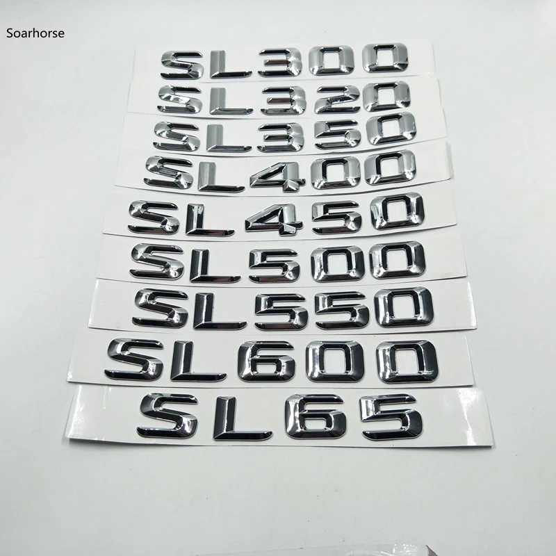 For SL Class W171 W220 Emblem Logo Badge Sticker SL300 SL320 SL350 ...