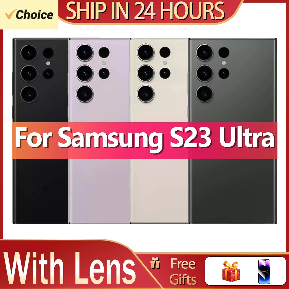 For Samsung Galaxy S23 Ultra Battery Back Cover Glass Panel Rear Door ...