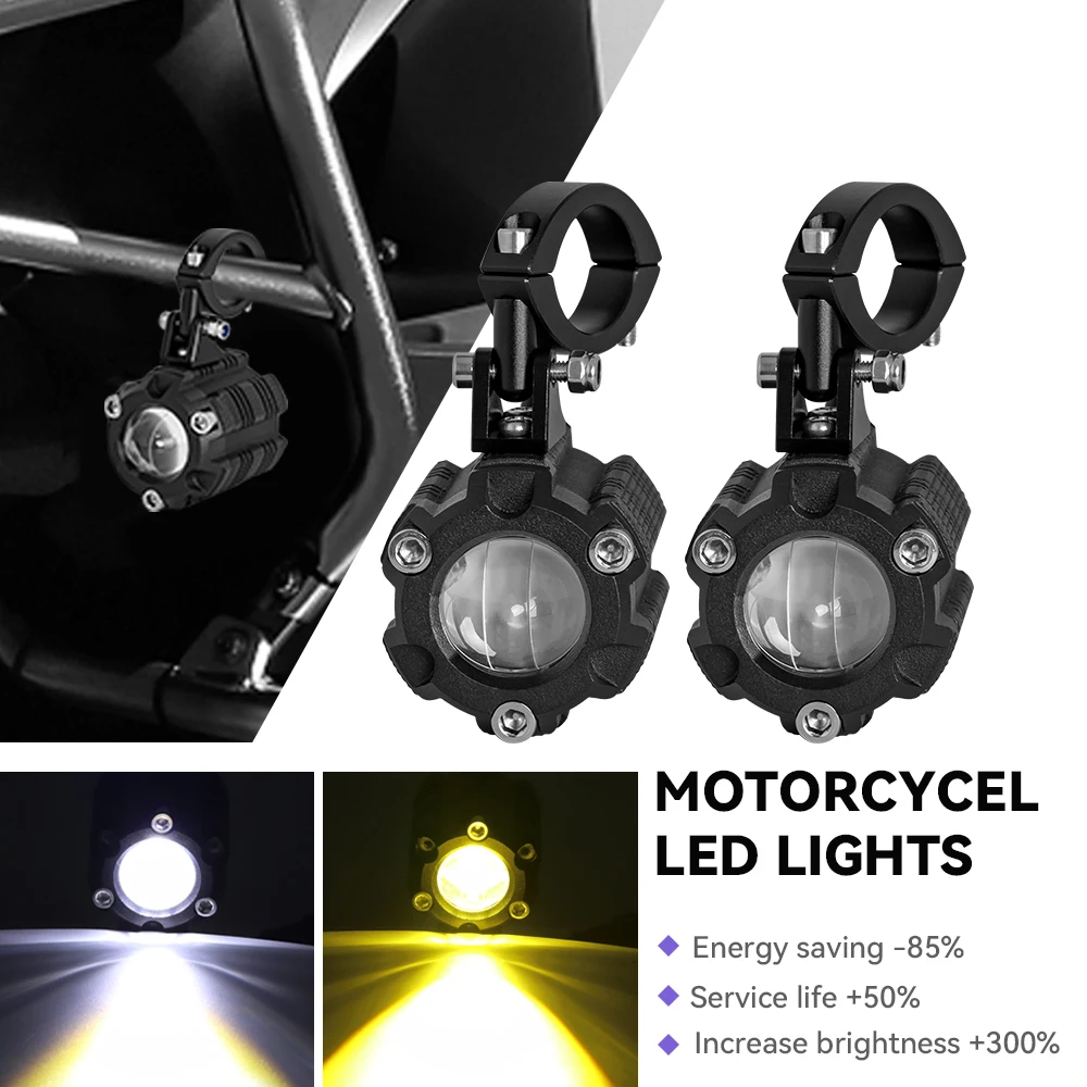 Super-Bright-Motorcycle-LED-Explorers-Headlight-Projector-Lens-LED-Moto ...