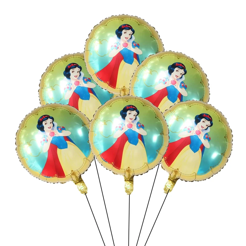Juego de 6 globos de aluminio de la princesa Sofía, Blancanieves, Le Pei y Jasmine de Disney ...