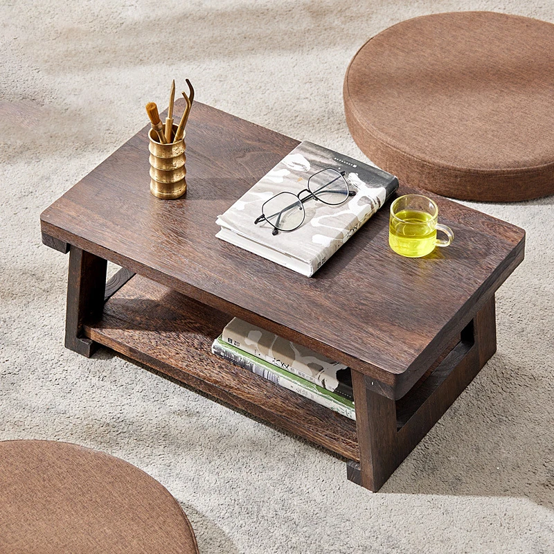 Solid-Wood-Tatami-Small-Table-Tea-Table-Japanese-Household-Tea-Table ...