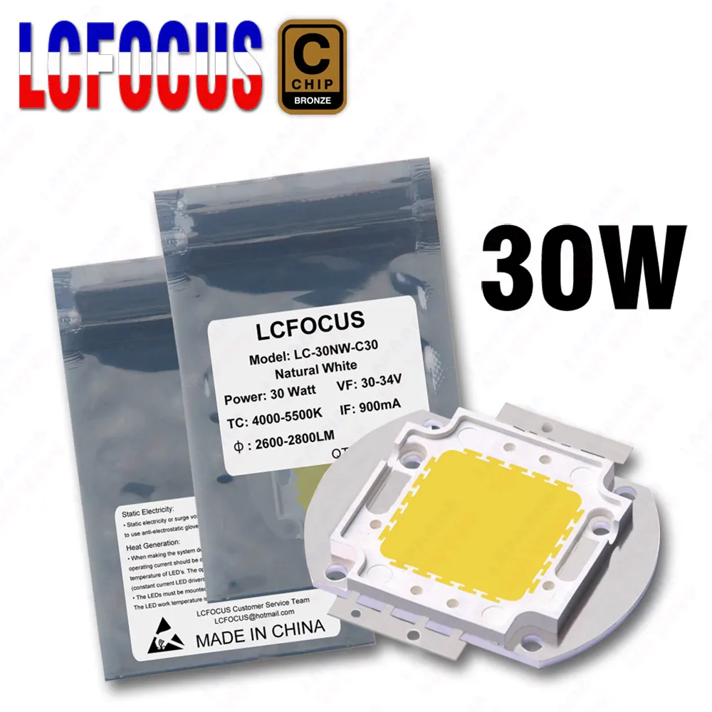 High-Power-COB-Chip-30W-Warm-Natural-Cool-3000K-4000K-6000K-10000K ...