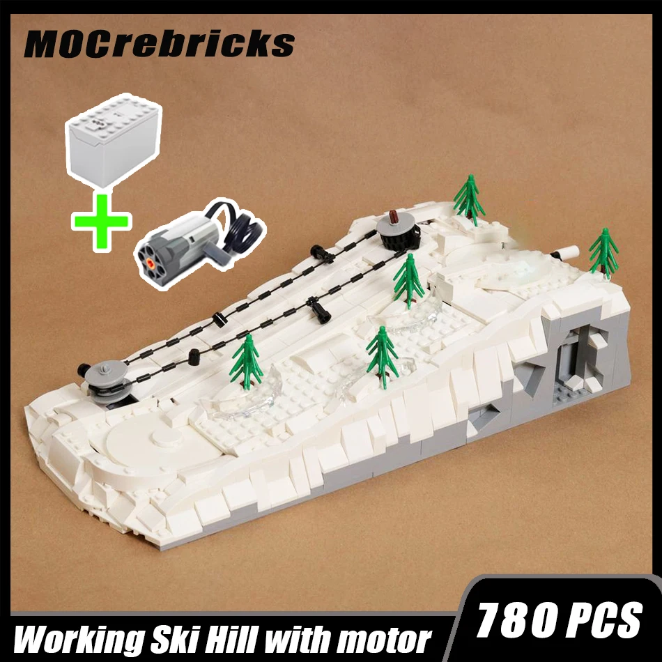 MOC-164837 Winter Ski Resort Building Modularization Building Block ...