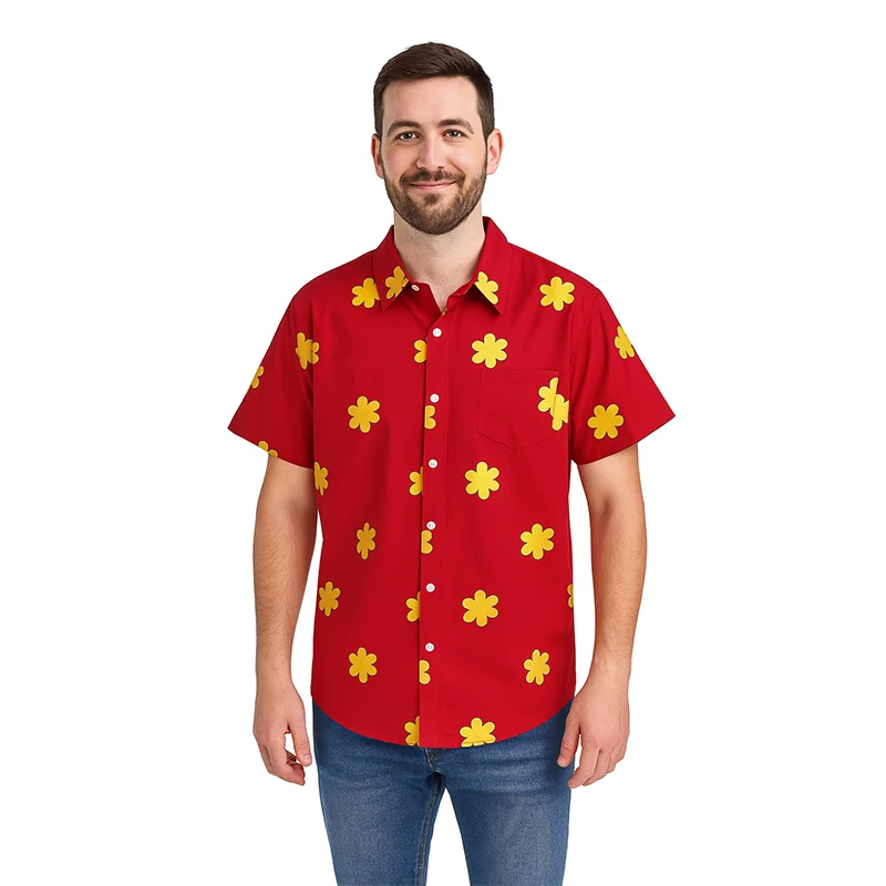 Cartoon Series Family Guy Quagmire Cosplay Costume Mens Red Yellow ...