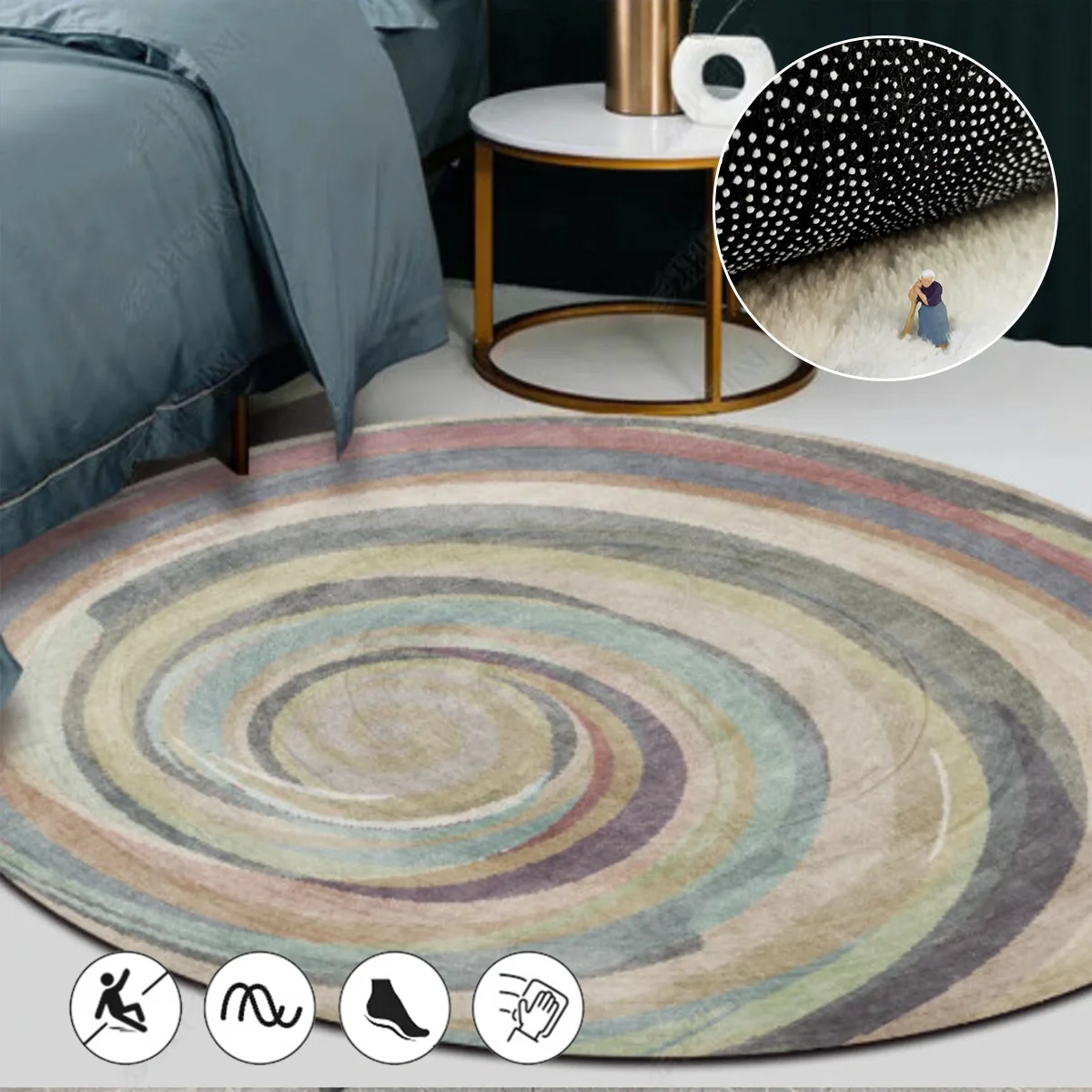 Modern-Round-Carpets-for-Living-Room-Decoration-Abstract-Rugs-for ...