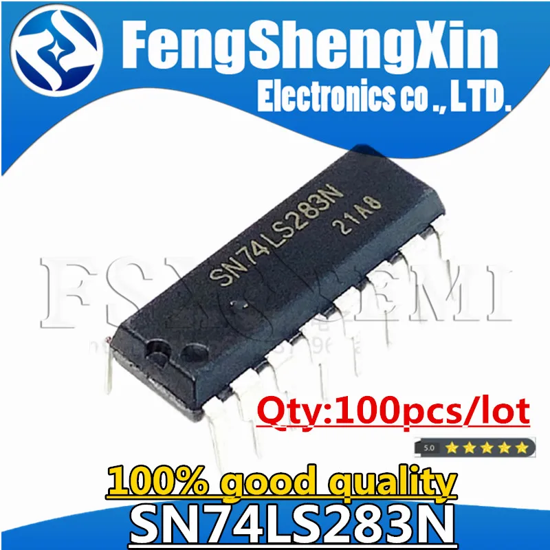 100pcs-lot-SN74LS283N-DIP-16-74LS283-HD74LS283P-DM74LS283N-4-BIT-BINARY-FULL-ADDERS-WITH-FAST ...