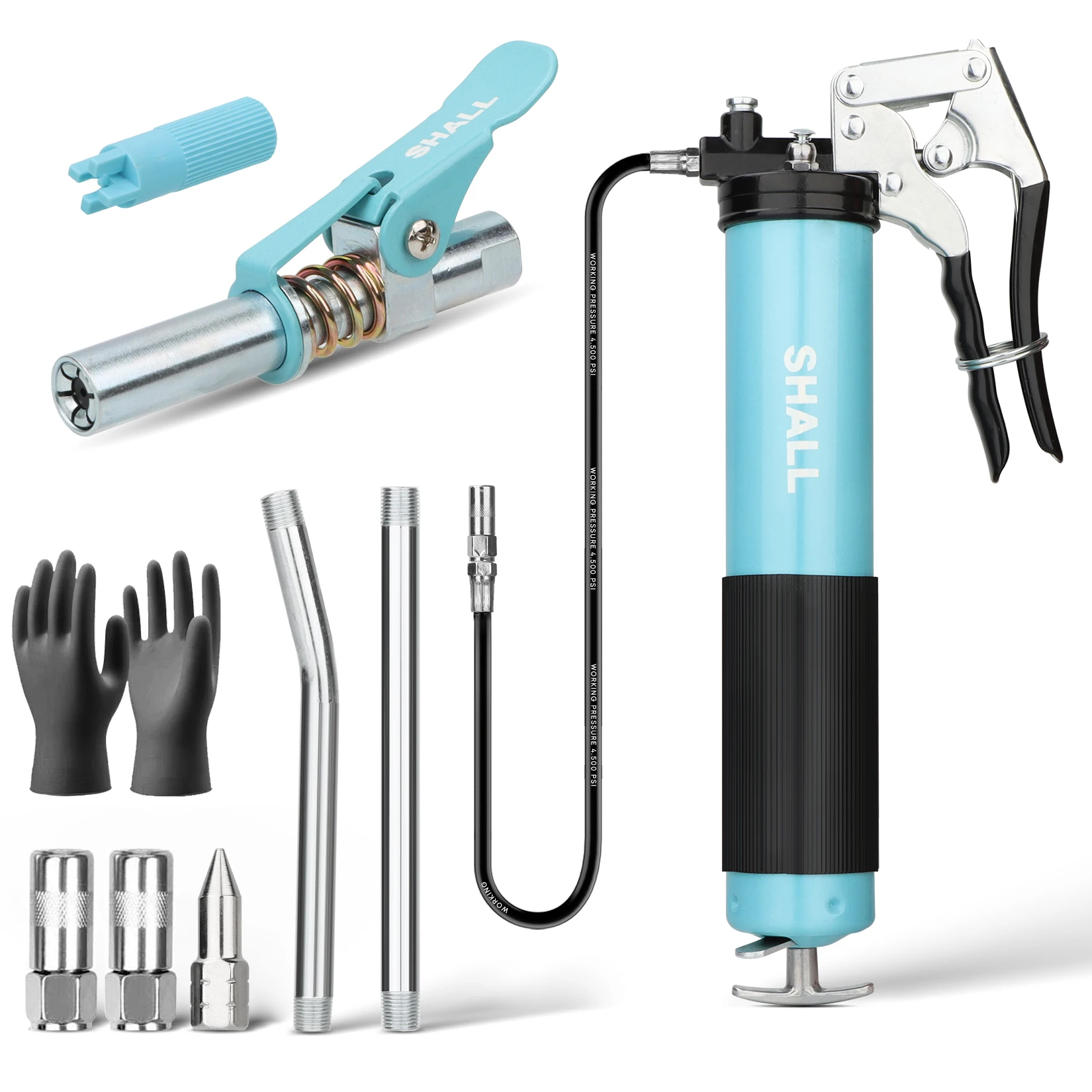 Ryobi Grease Gun 14 Oz Grease Gun, Heavy Duty Pistol Grip Grease Gun ...