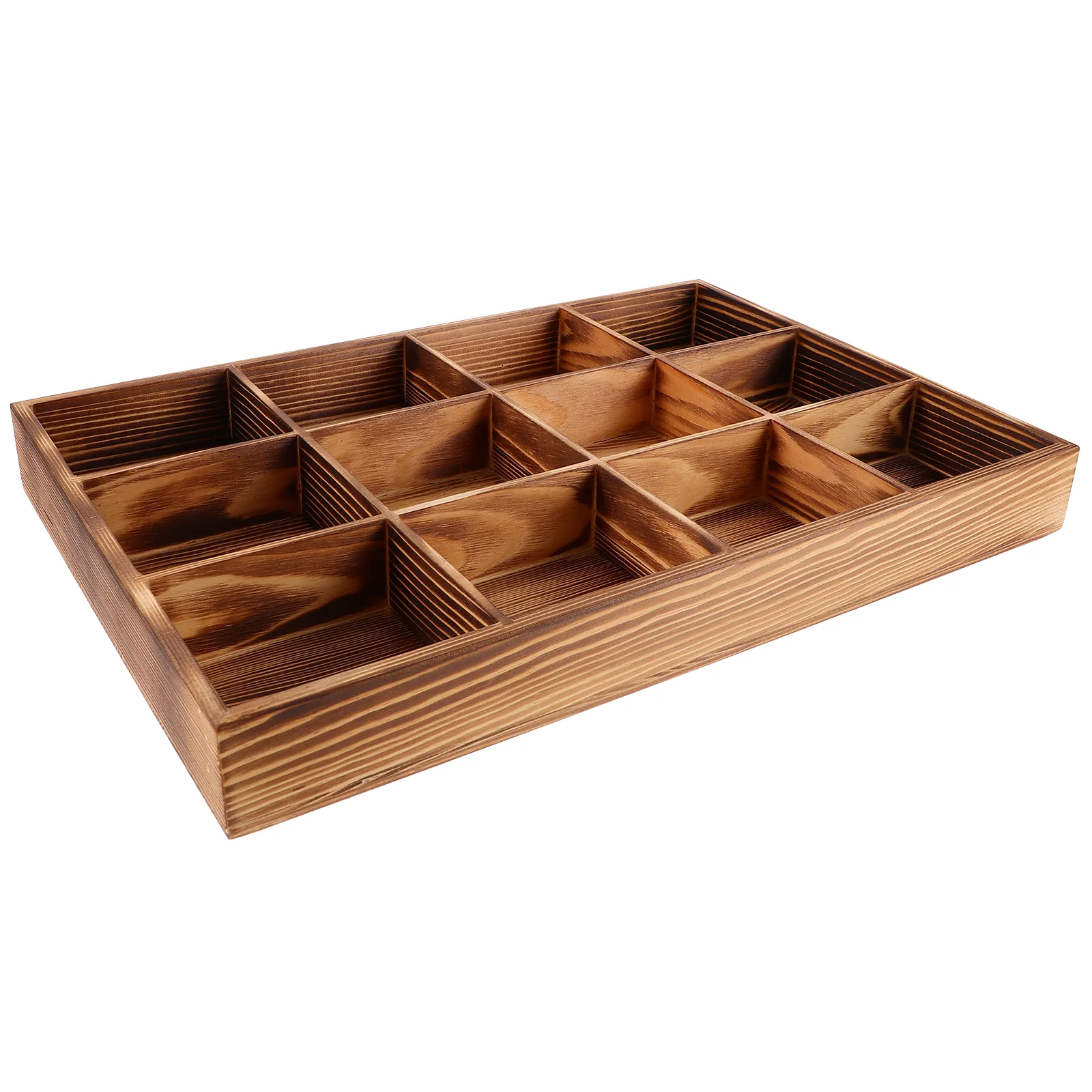 Desktop-Retro-Multi-grid-Tea-Bags-Organizer-Accessories-Wooden-Boxes ...
