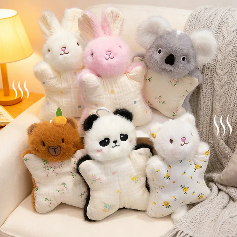 Healing little animal soothing hand puppets Plush Toys Bedside ...
