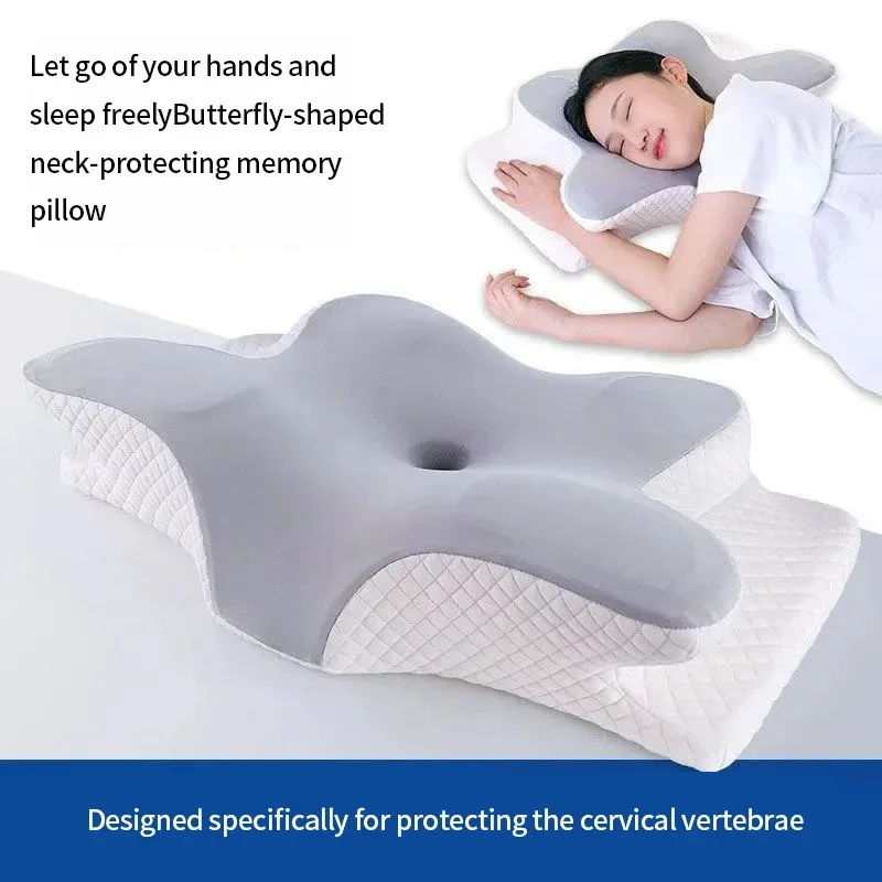 sunmmer cold Sleeping memory pillow slow rebound memory cotton pillow ...