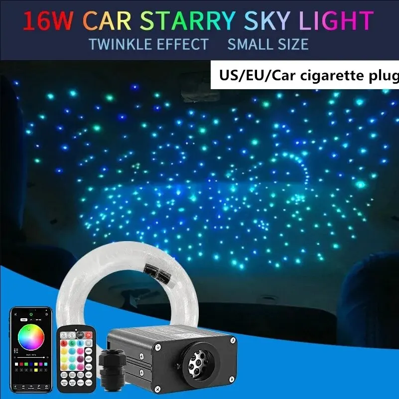 New-16W-Twinkle-Starry-Sky-Car-Star-Ceiling-Light-Fiber-Optic-Light-Led ...