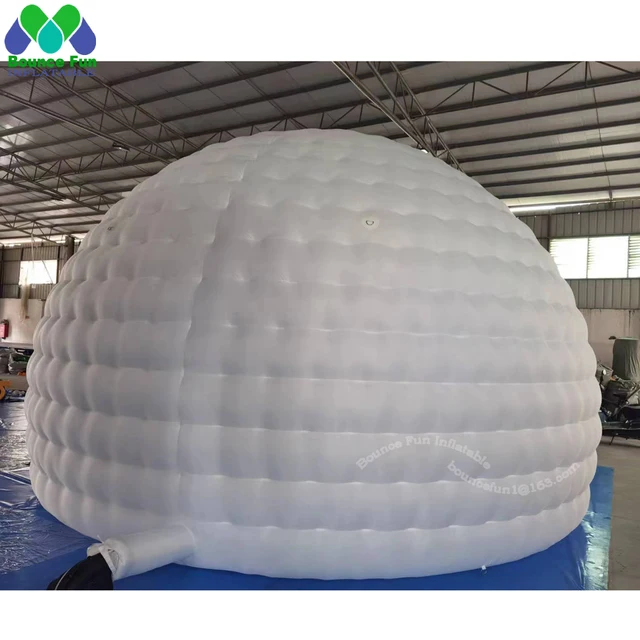 Original Special Giant LED Inflatable Dome Tent With Big Opennings Blow ...