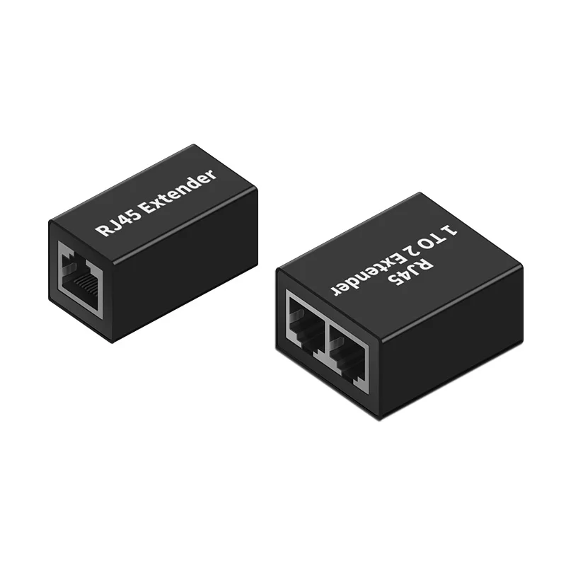 Rj45 1 Male 2 Female Connector Splitter | Rj45 Ethernet Extender ...