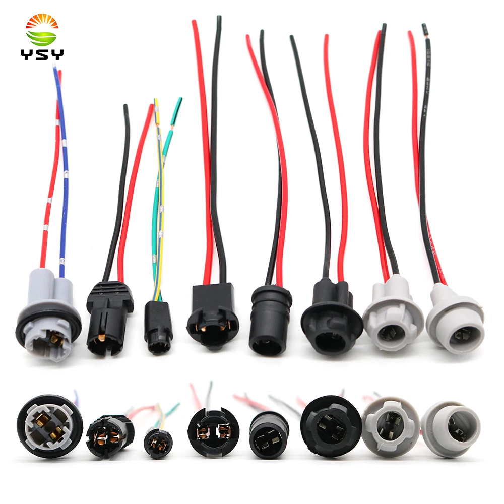 T10-W5W-T5-T15-Soft-Bulb-Holder-Adapters-Cable-LED-Bulb-Connector ...