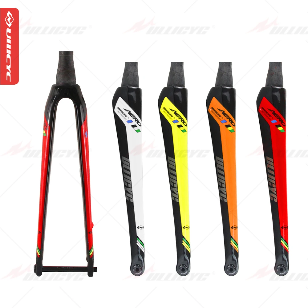 Ullicyc-New-12mm-100mm-Thru-Axle-Disc-Brake-Fork-Road-Bike-Carbon-Fiber ...