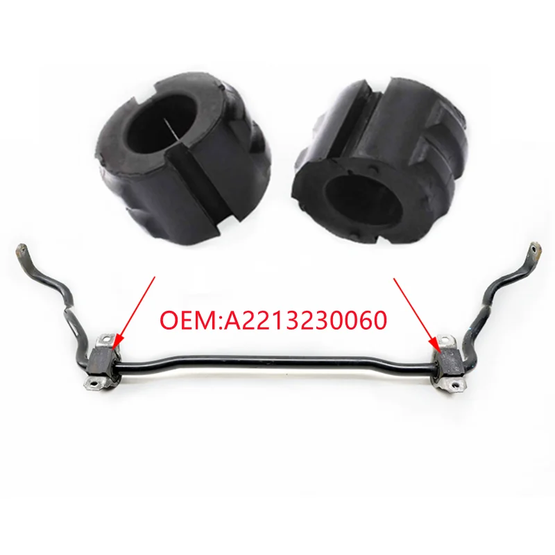 Front-Suspension-Stabilizer-Bushing-Anti-Roll-Sway-Bar-Bush-Rubber-2X ...
