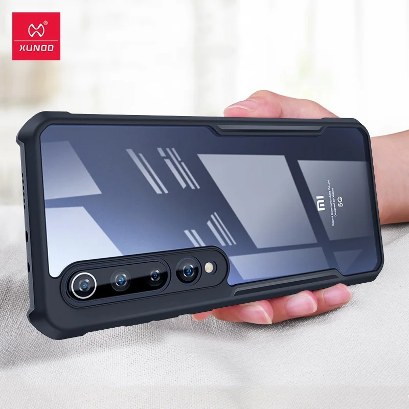 XUNDD funda a prueba de golpes para Xiaomi Mi10, funda protectora transparente para Xiaomi Mi 10 ...
