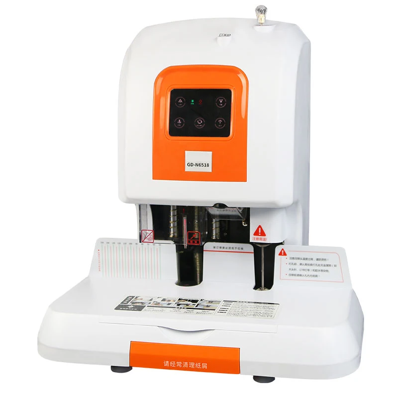 N6518-Automatic-Financial-Binding-Machine-Electric-Punching-Machine-Hot ...