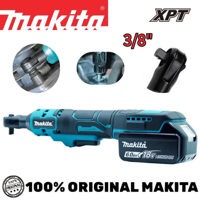 Original Makita WR100D 3/8" & 1/4" Dual Drive Rapid Ratchet System 800 ...