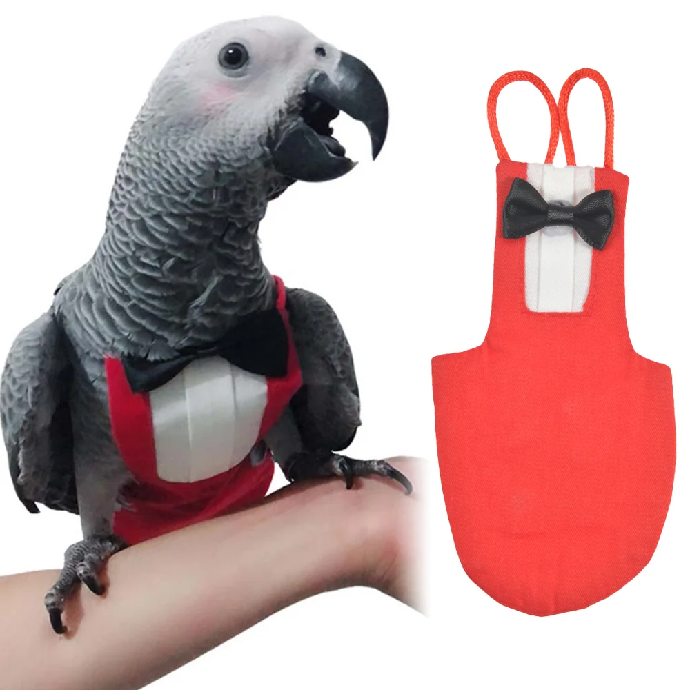 Cute-Birds-Flight-Suit-with-Bow-Tie-Parrots-Cute-School-Uniform-Tuxedo ...