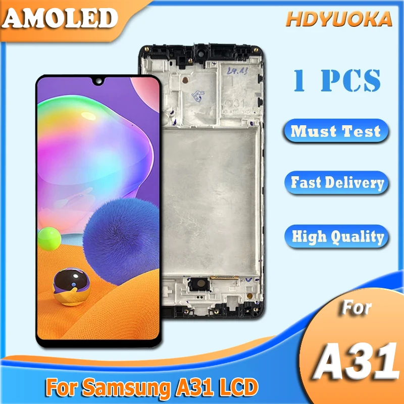 AMOLED / Incell Screen For Samsung A31 LCD Display Touch Screen ...