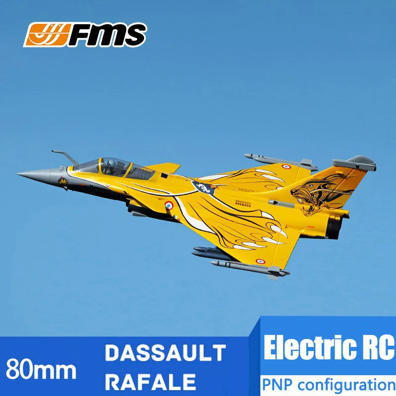 FMS-RC-Airplane-80mm-Ducted-Fan-EDF-Jet-974mm-Rafale-Dassaul-6CH-with ...
