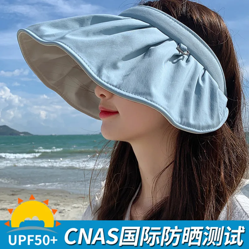Hat-Female-Summer-Air-Top-Sunhat-Face-Cover-Ultraviolet-Proof-Sun-Hat ...