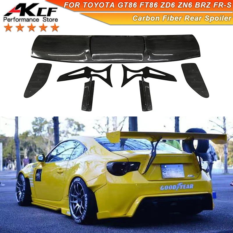 Carbon-Fiber-Rocket-Rabbit-V1-Style-Spoiler-For-Toyota-GT86-FT86-ZD6 ...