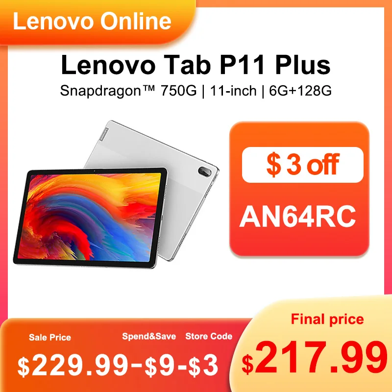 Lenovo-Tab-P11-Plus-Tablet-Global-Firmware-Pad-6GB-128GB-11-2K-LCD ...