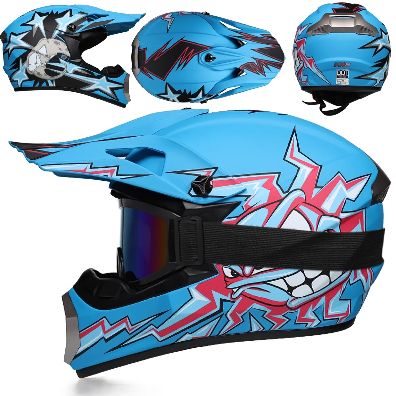 Men Motocross Helmet Off Road Professional Atv Cross Helmets Mtb Dh ...
