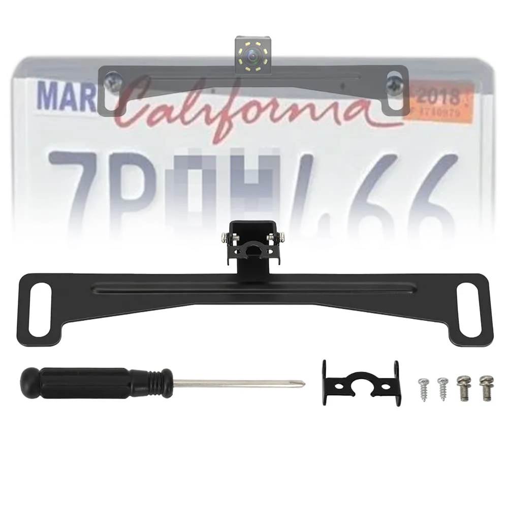Universal-Car-Rear-View-Camera-License-Plate-Bracket-for-Reverse-Camera ...