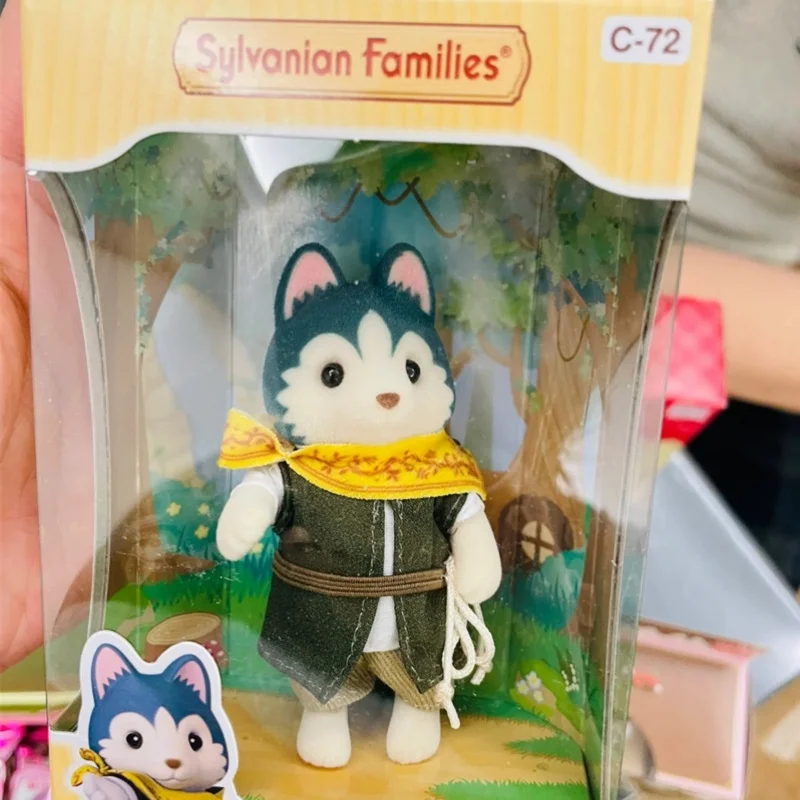 Figuras-de-Anime-genuinas-de-Sylvanian-Family-para-ni-os-Hasky-brother ...