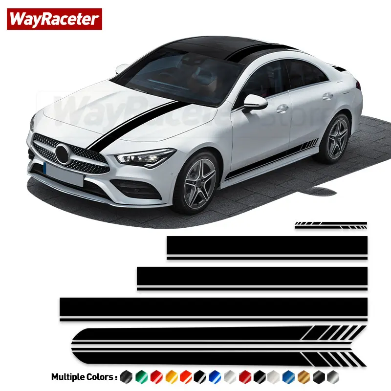 Edition-1-Stripes-Sticker-Door-Side-Hood-Bonnet-Roof-Tail-Vinyl-Decal ...
