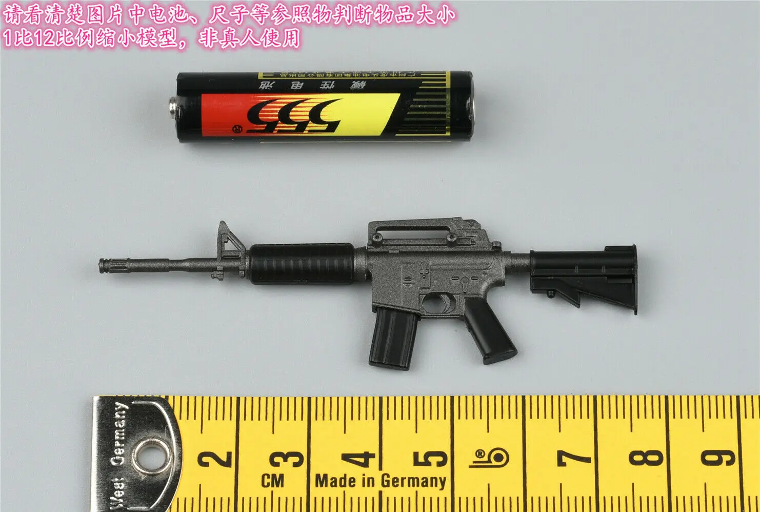 1/12 Scale Se001 Soldier M4 Gun Model For 6" Body Figure Doll - Action ...