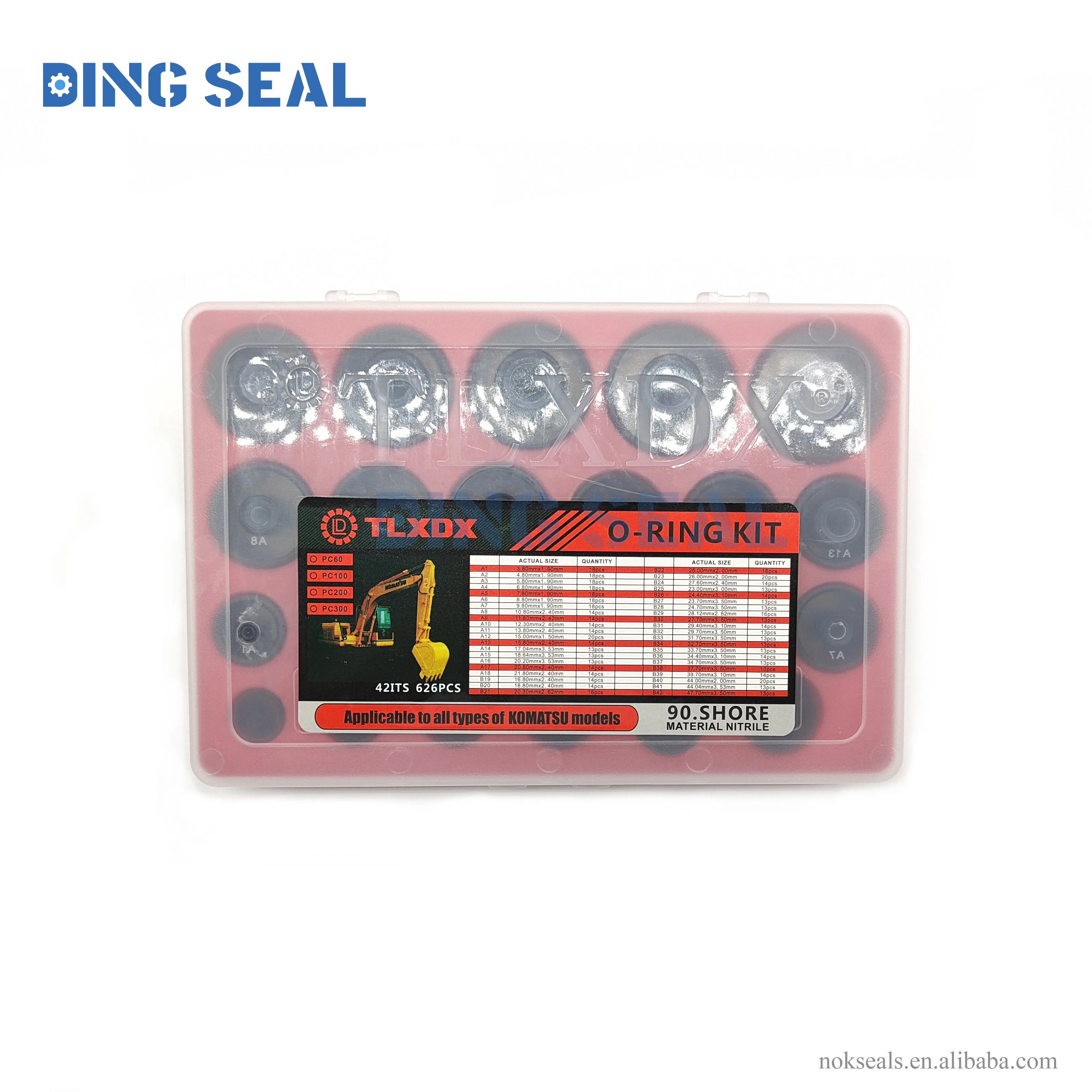 Wholesale-Rubber-O-Rings-Kit-for-Komatsu-Excavator-PC130-7-PC200-7-8 ...