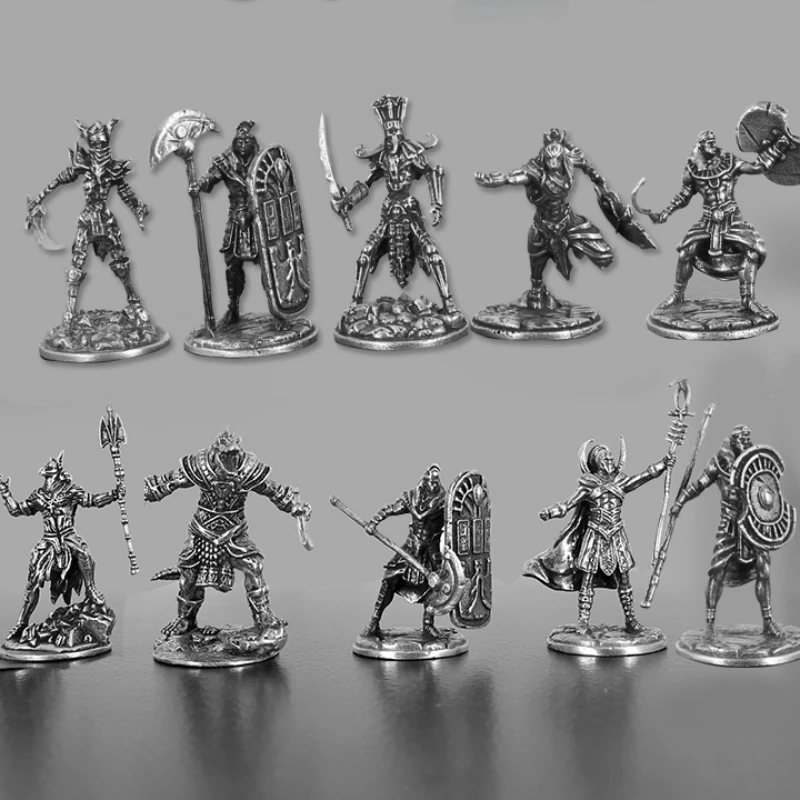 Mummy-Warrior-Pharaoh-Guards-Mini-Sculpture-Retro-Metal-Soldier-Model ...