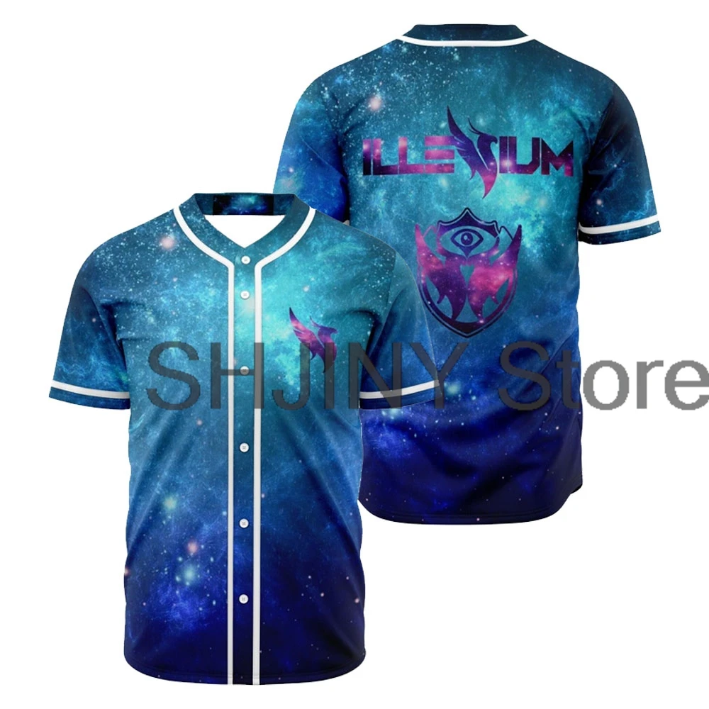 Illenium Jersey Baseball Jacket EDM Festivals 2024 Merch Short Sleeve ...