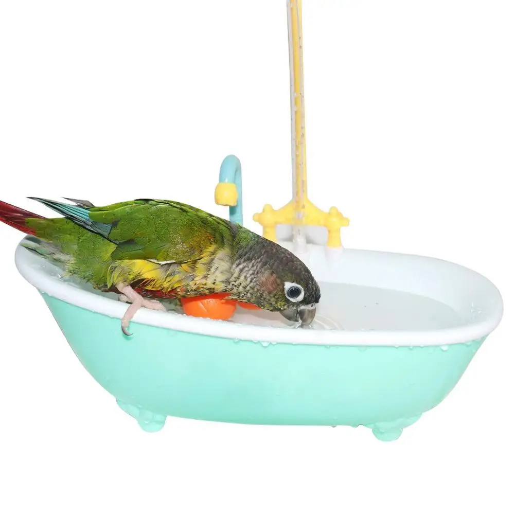 Parrot Automatic Bathtub Bird Bath Tub Bird Parrot Shower Bathing Tub ...