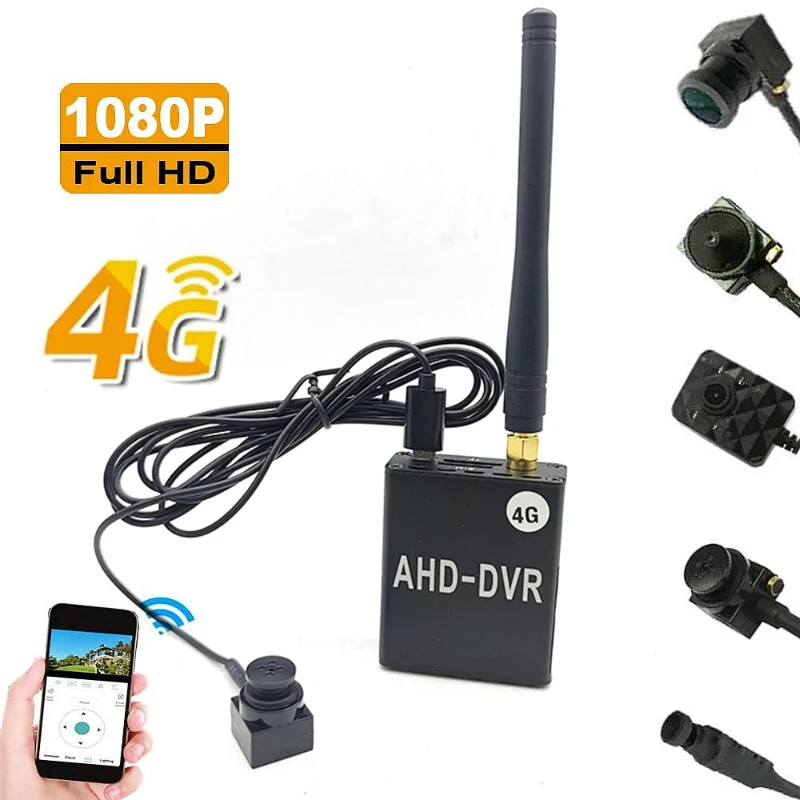 Wireless-4G-Sim-DVR-Monitoring-Mini-AHD-Camera-System-Remote-Network ...