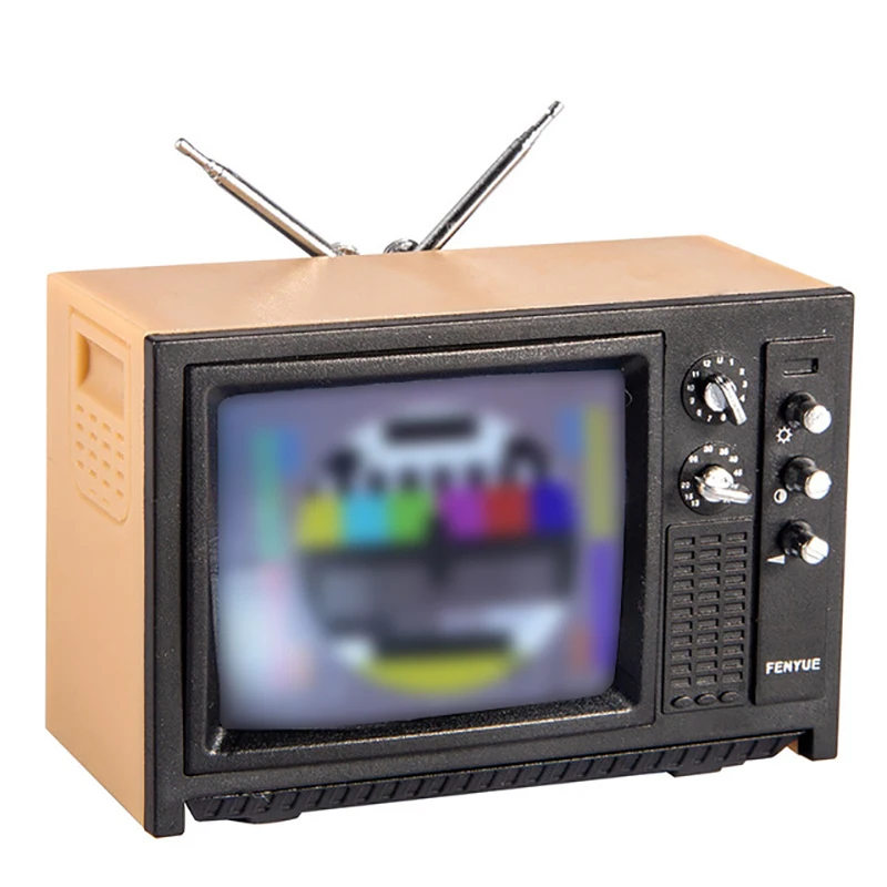 DollHouse-Mini-Retro-TV-Toy-Ornaments-Miniature-Simulation-Furniture ...
