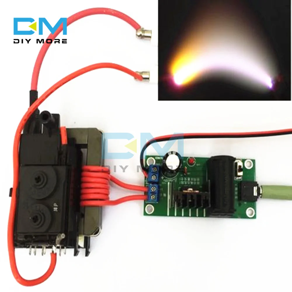 One Set Diy Kit ZVS Tesla Coil Module Booster High Voltage Generator ...