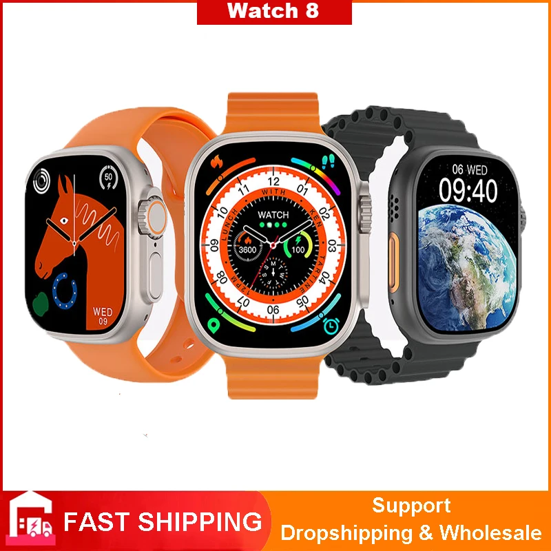 Inteligente Relógio W8 Ultra Bluetooth Chamadas Esporte Fitness Wirless ...