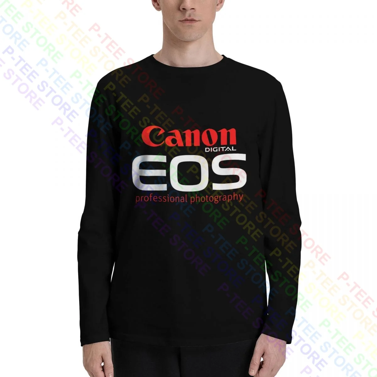 Camisetas-de-manga-larga-de-Canon-Eos-camiseta-divertida-ropa-de-calle ...