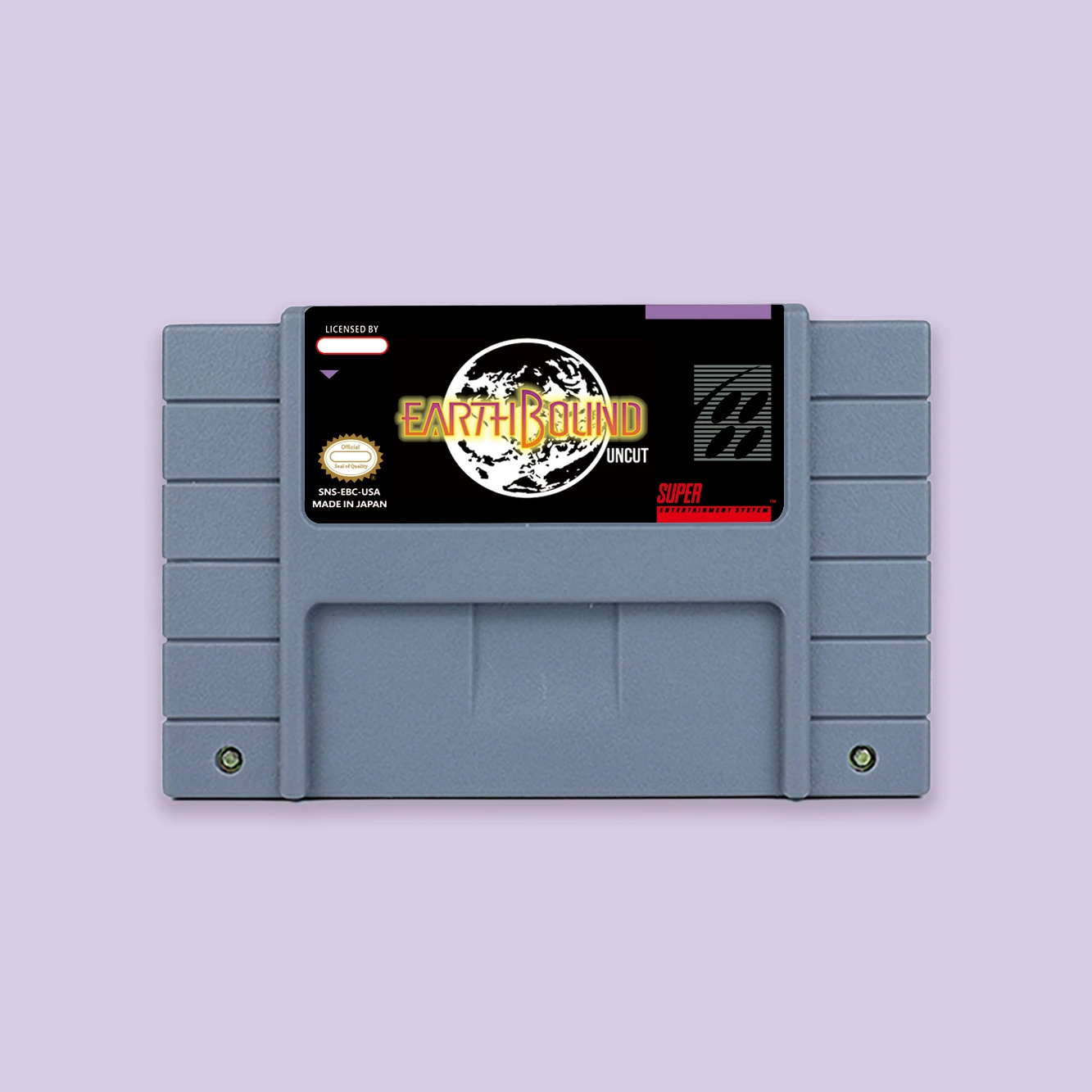EarthBound UNCUT (Battery Save) 16bit game card for USA NTSC version ...