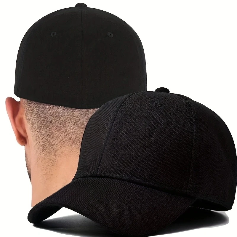 High Quality Baseball Cap Men Snapback Hats Caps Men Fitted Closed Full ...