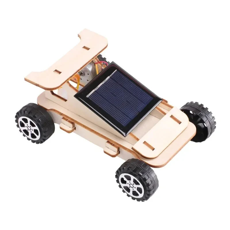 DIY-Wooden-Solar-Car-Science-Experiment-Building-Projects-Kit-Moveable ...