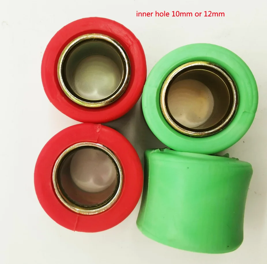 2pcs Motorcycle Bike Rear 10mm/12mm Shock Absorber Red Durable Rubber ...