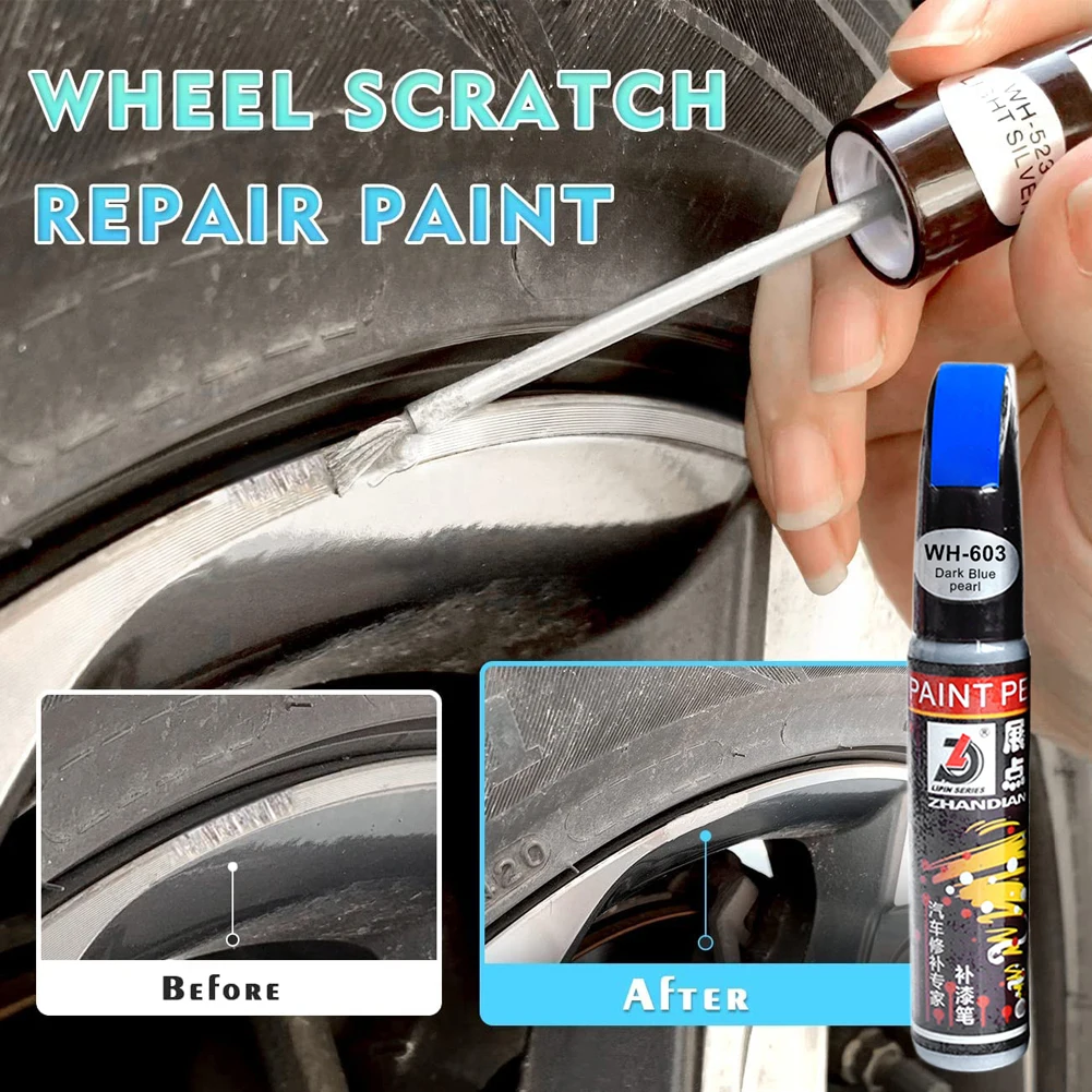 13ML-Car-Erase-Scratches-Pen-Scratch-Repair-Fluid-Water-Resistant-Wheel ...