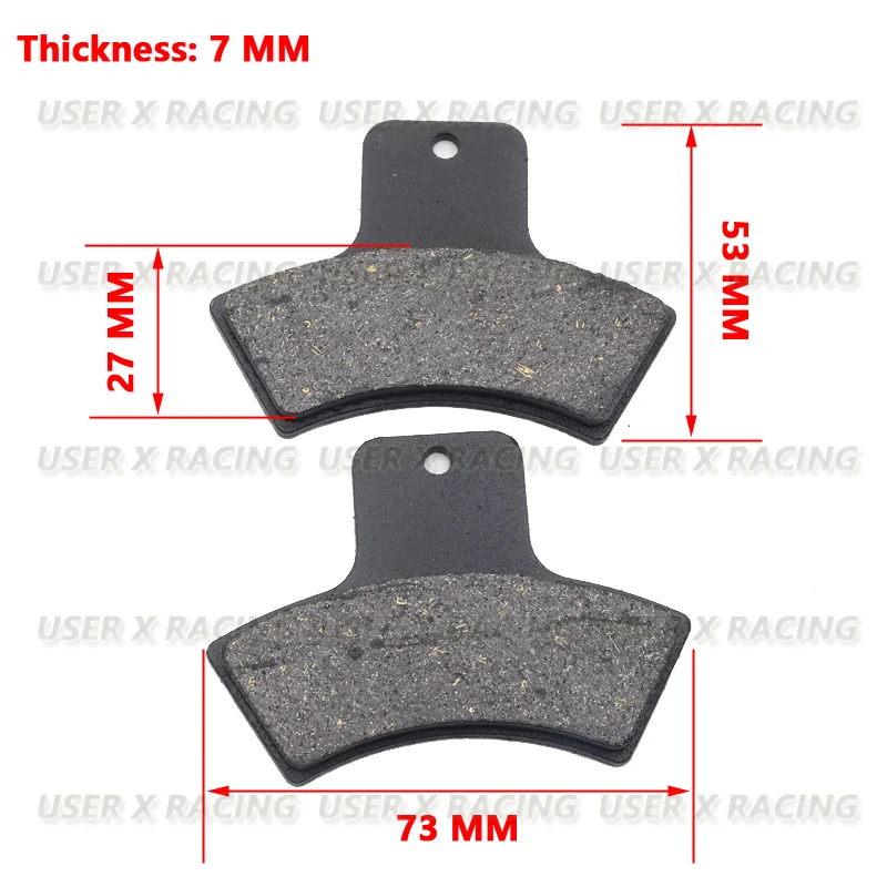 USER-X-Universal-motorcycle-disc-brake-pads-FA270-For-POLARIS-QUADZILLA ...